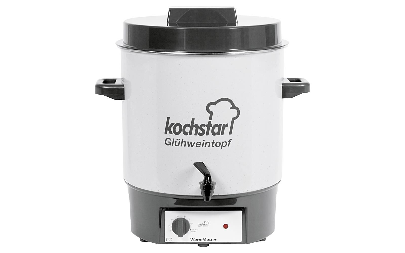 KOCHSTAR Einkochautomat WarmMaster A 1/4" mit Ablaufhahn 27 Liter Ø35cm ...